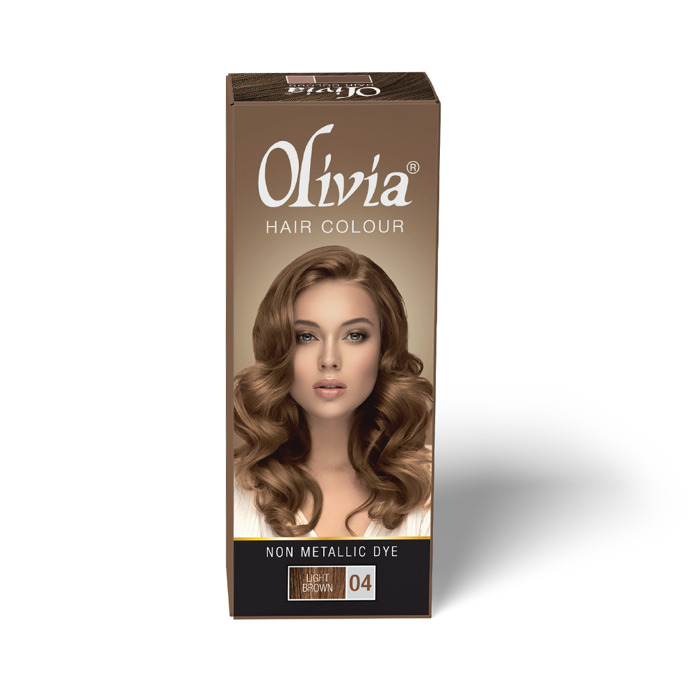 Olivia Hair Colour (Light Brown 04) - Olivia Cosmetics